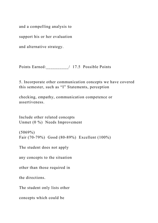 Conflict Management Analysis Writing Assignment 3 Chapter.docx