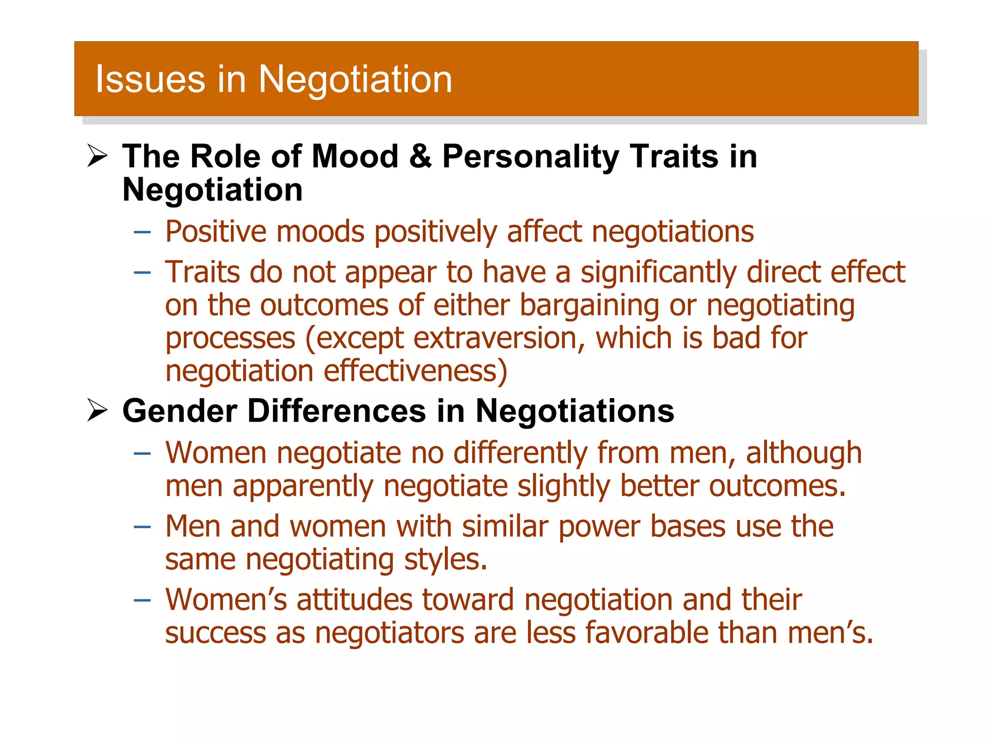 Conflict management and negotiation | PPT