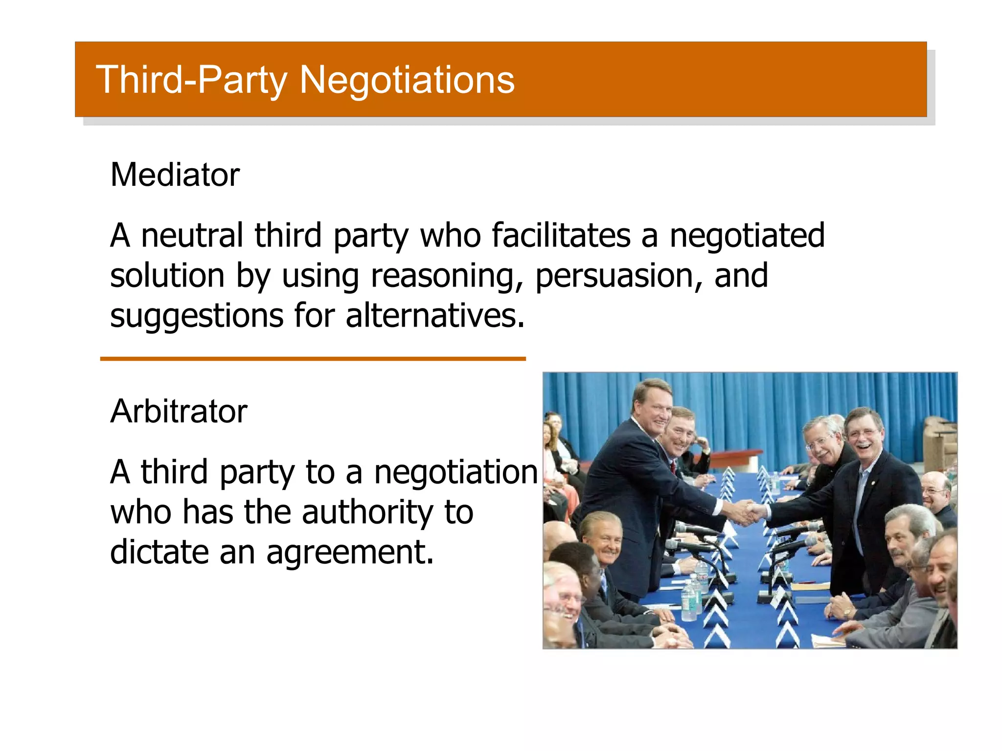 Conflict management and negotiation | PPT