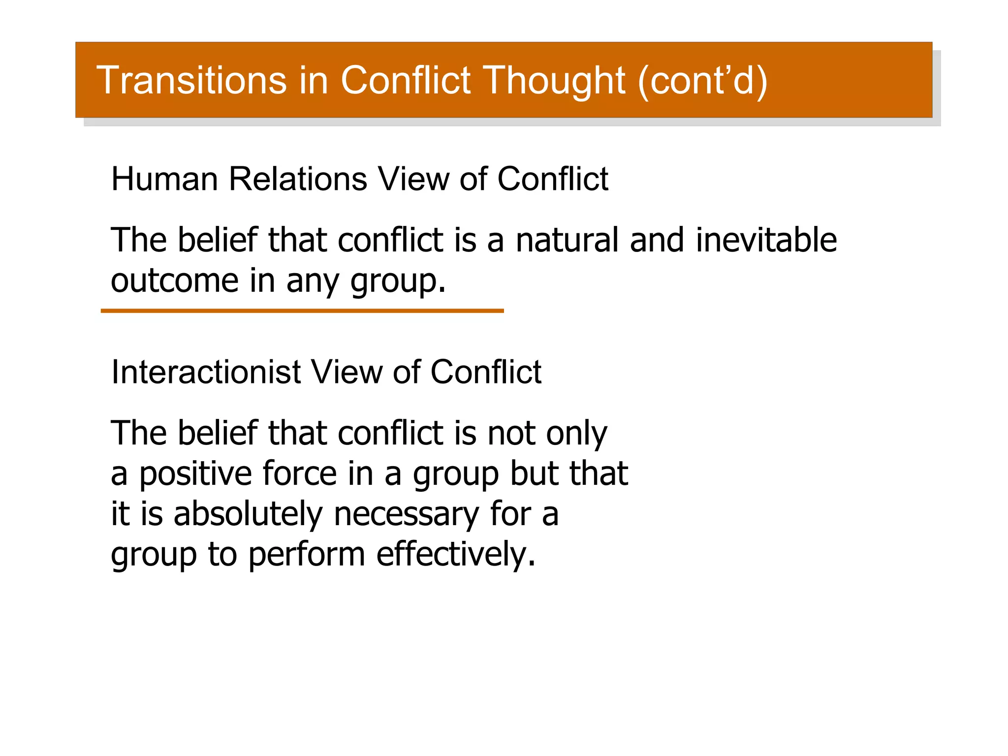 Conflict management and negotiation | PPT