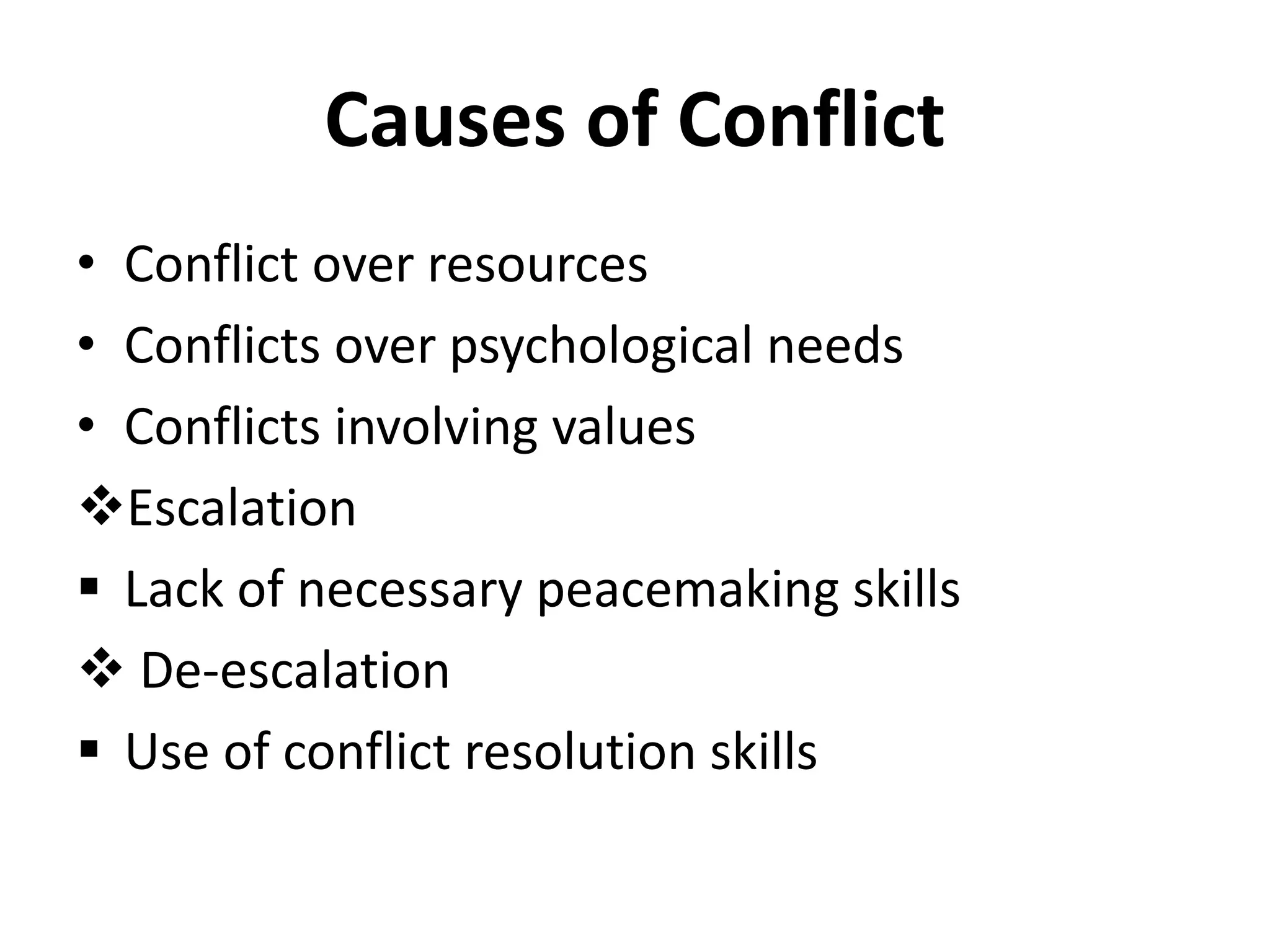 Conflict management and peacebuilding | PPTX