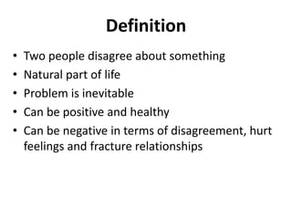 Conflict management and peacebuilding | PPTX