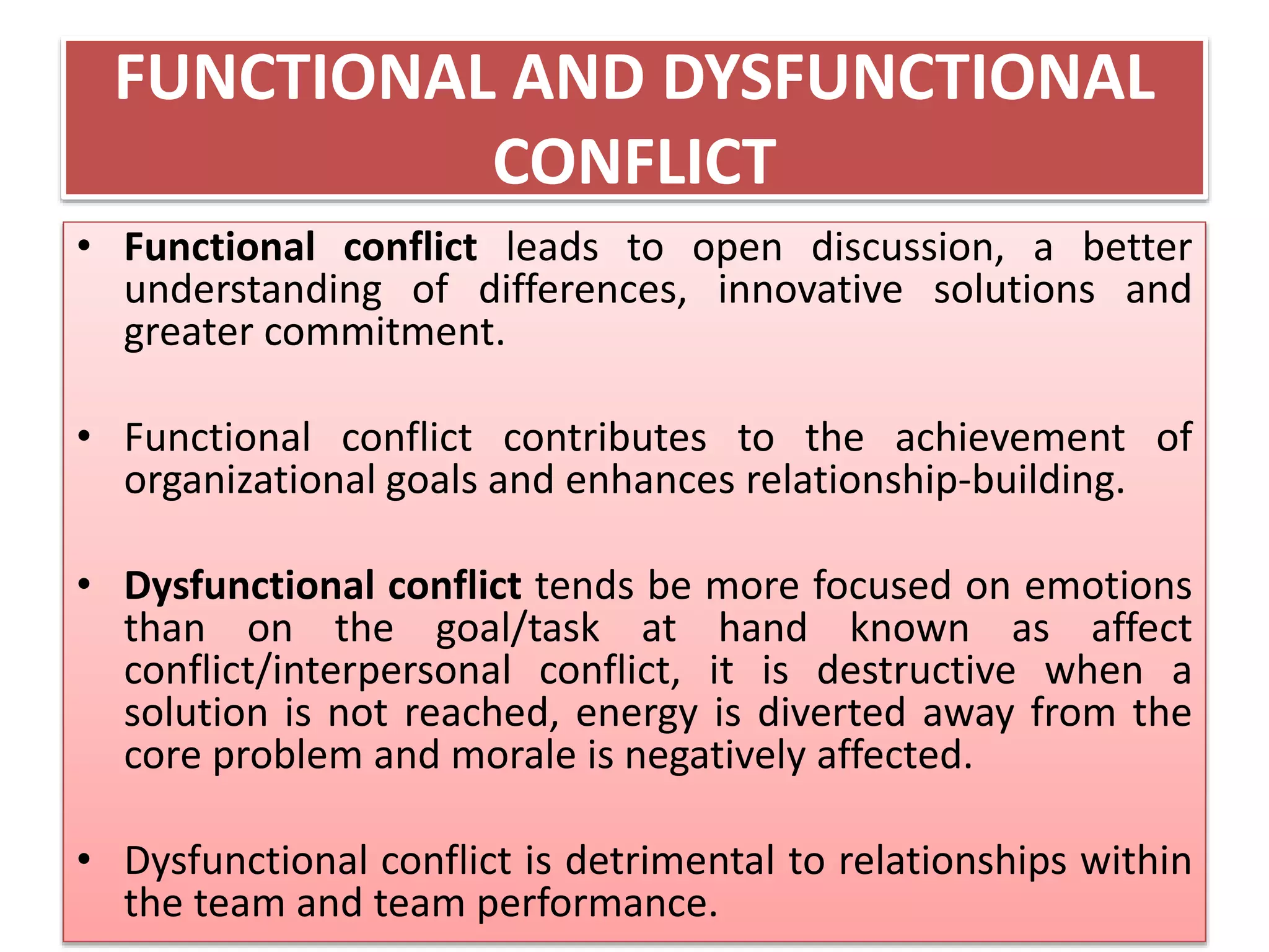 Conflict management and resolution | PPTX