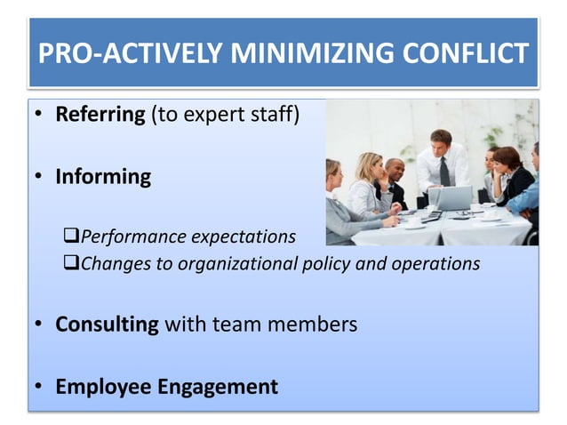 Conflict management and resolution | PPTX