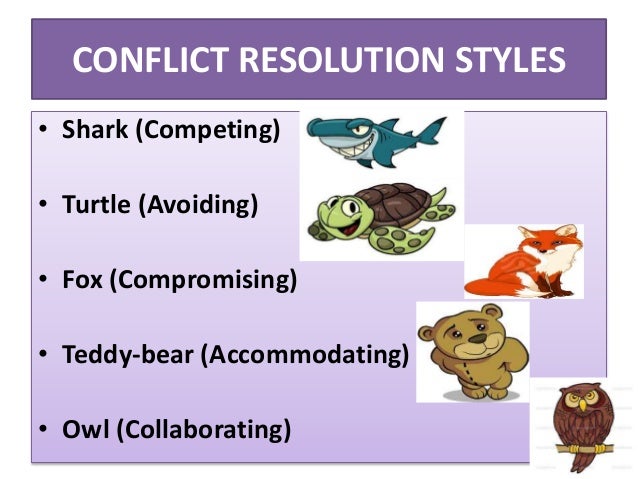 Conflict management and resolution