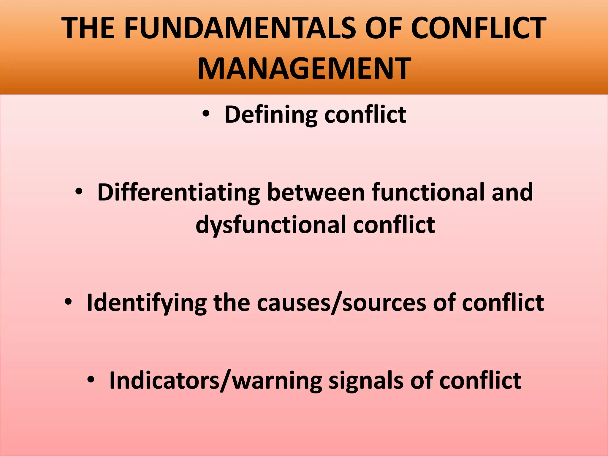 Conflict Management and Communication Skills | PDF