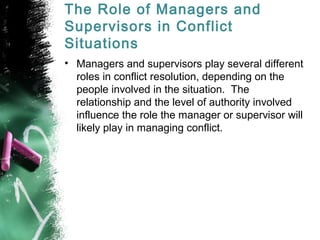 Conflict Management Course | PPT
