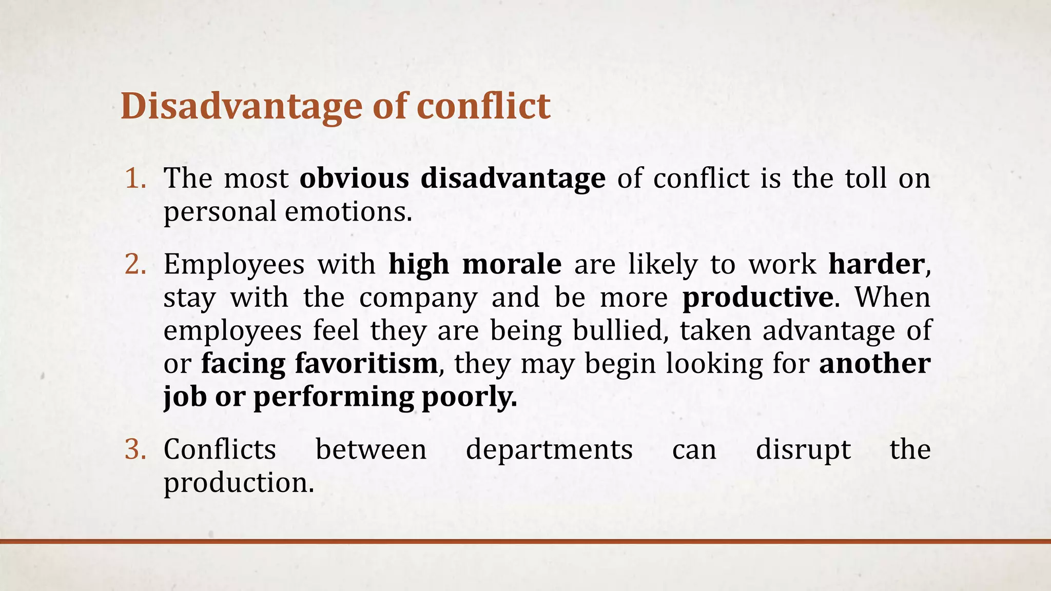 Conflict management in health care organization | PPTX
