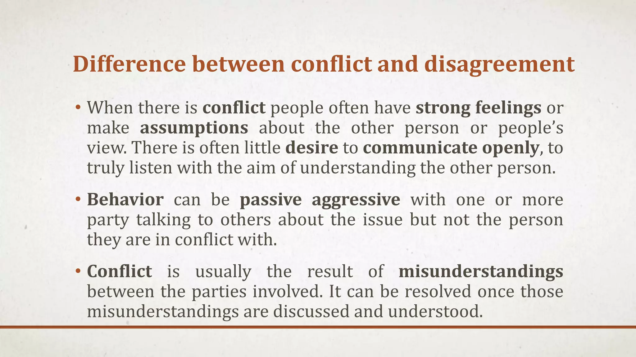 Conflict management in health care organization | PPTX