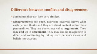 Conflict management in health care organization | PPTX