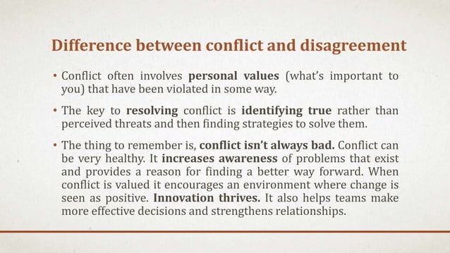 Conflict management in health care organization | PPTX