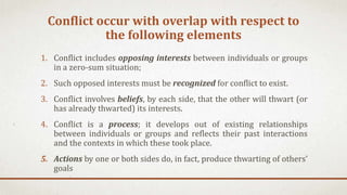 Conflict management in health care organization | PPTX