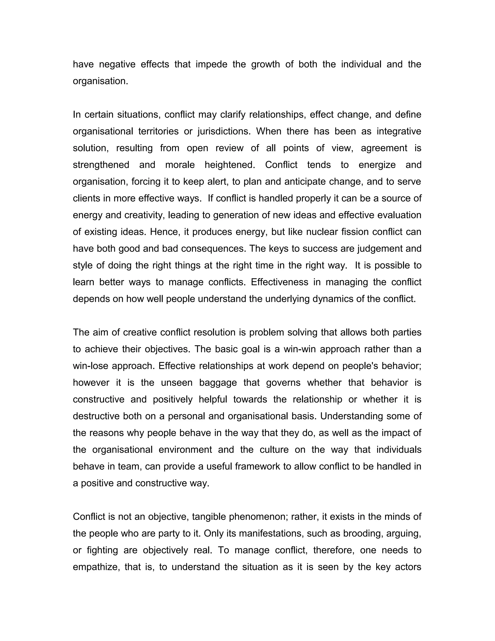 Conflict Management in Hospitals | DOC