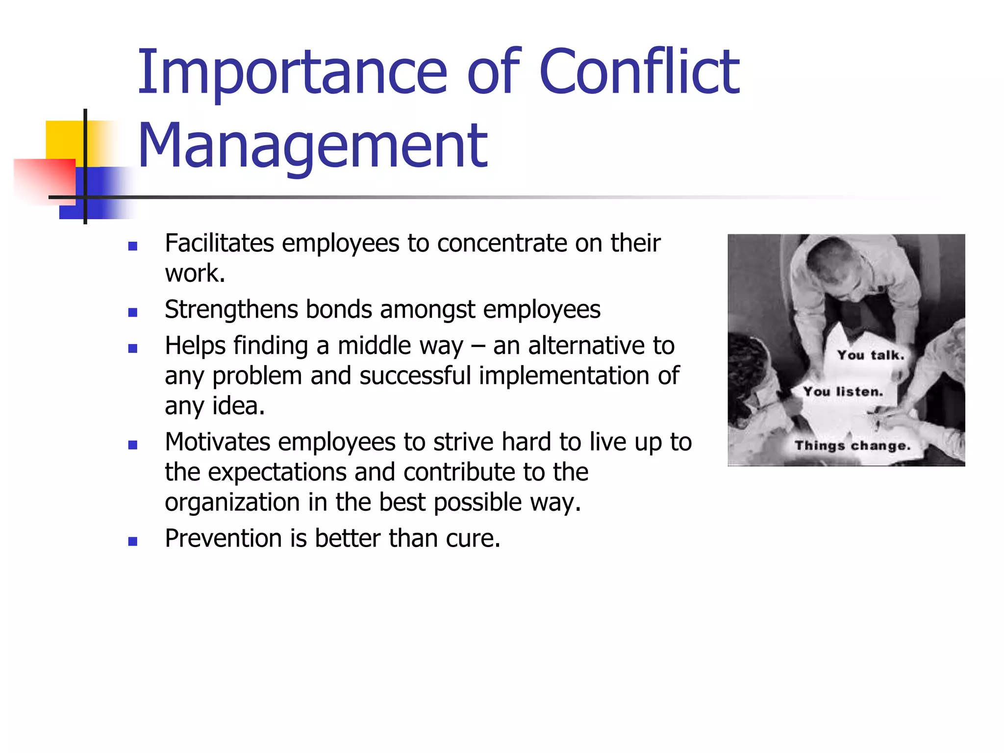 Conflict management in teams | PPTX