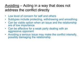 Conflict management | PPTX