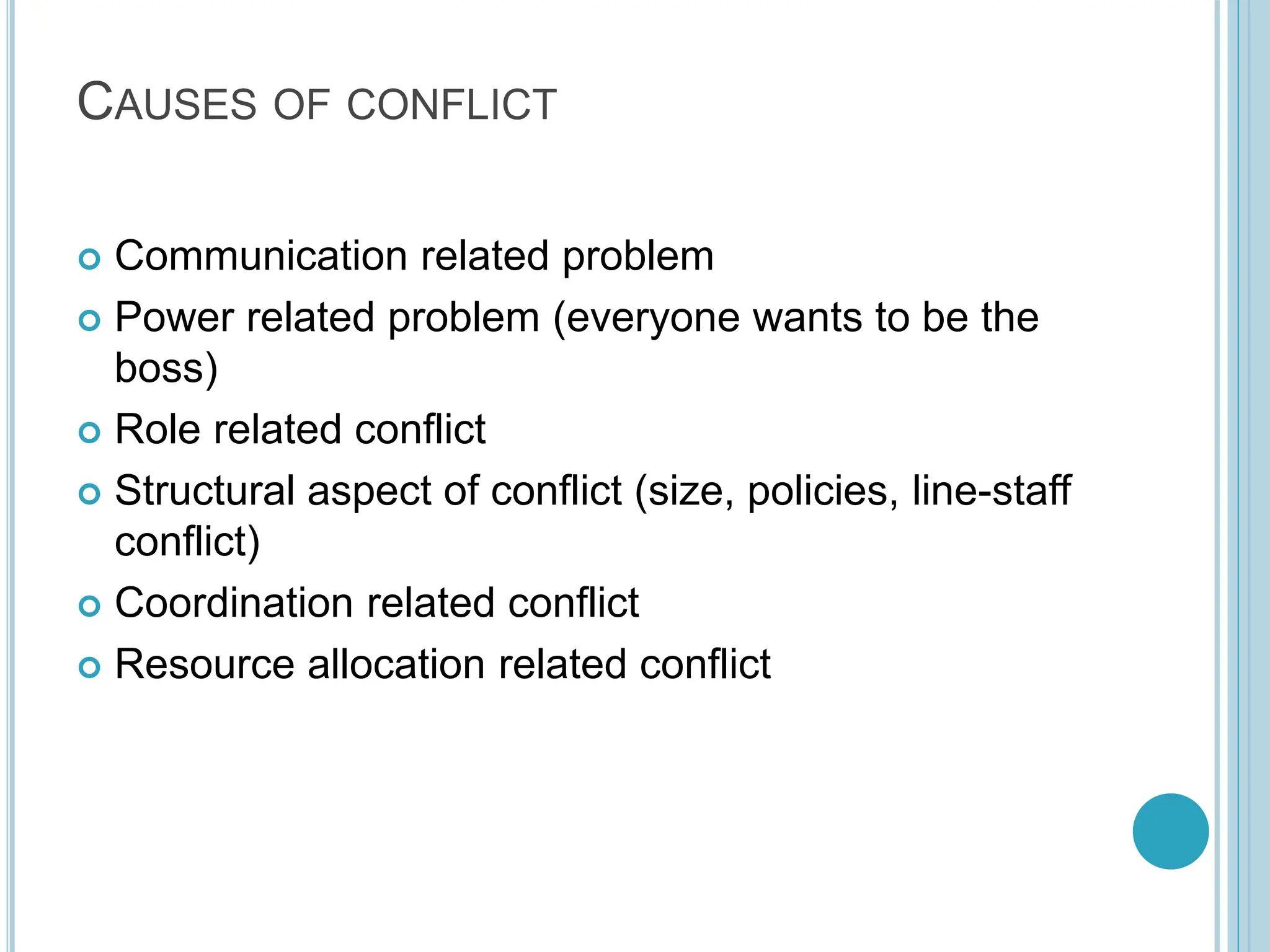 Conflict management Introduction in an Organisational Setting ...