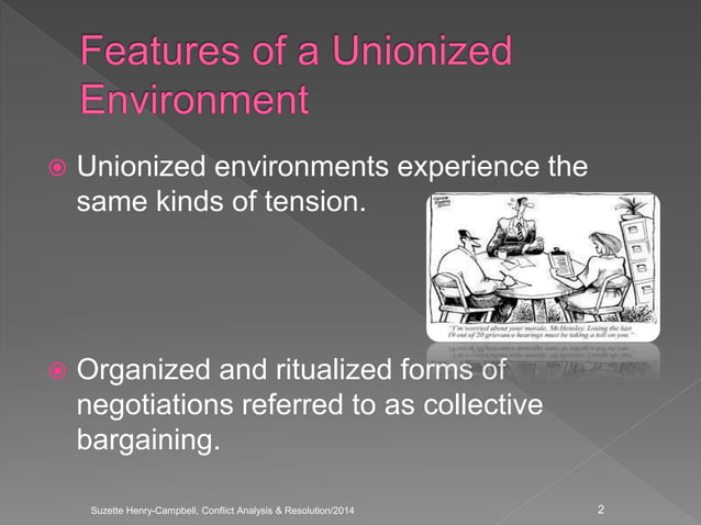 Conflict Management in Unionized Environments | PPT