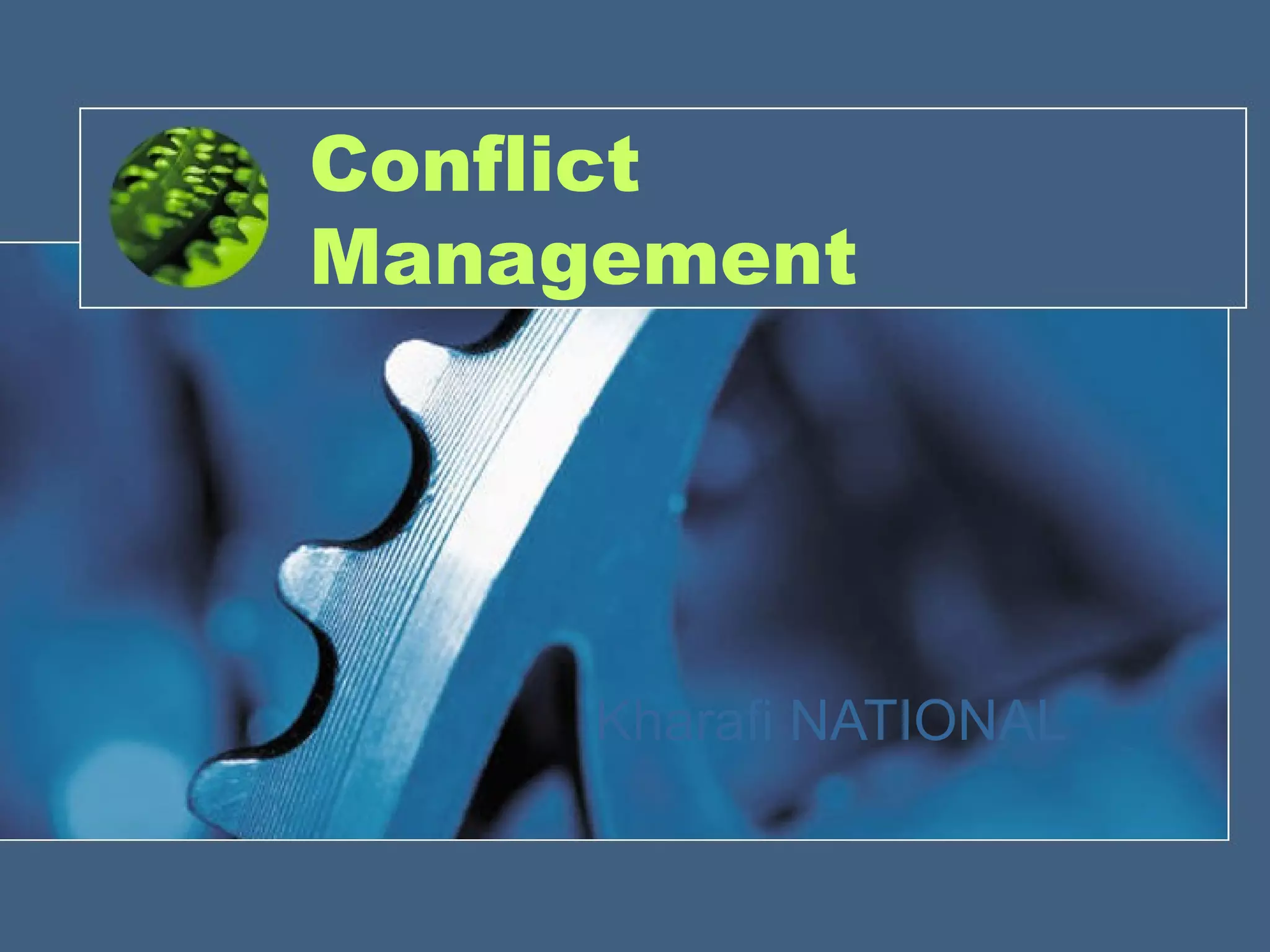 Conflict Management Kn | PPT