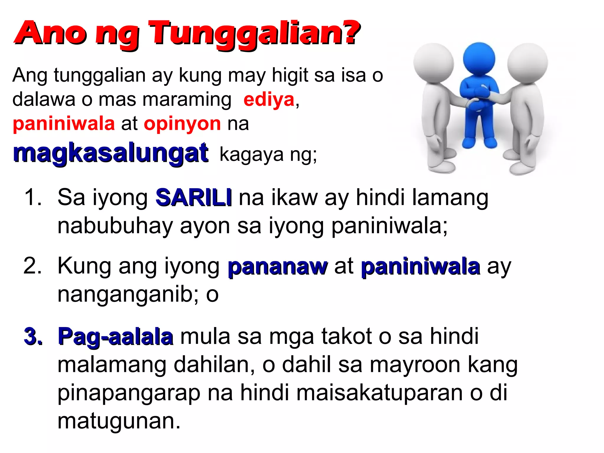 Conflict Management TAGALOG | PPT