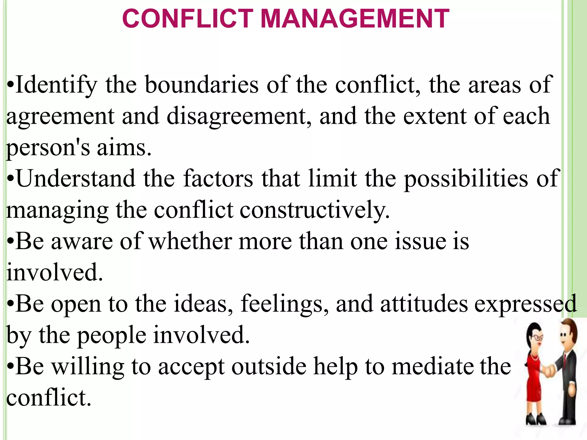 CONFLICT MANAGEMENT#NURSING MANAGEMENT | PPTX