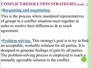 CONFLICT MANAGEMENT#NURSING MANAGEMENT | PPTX