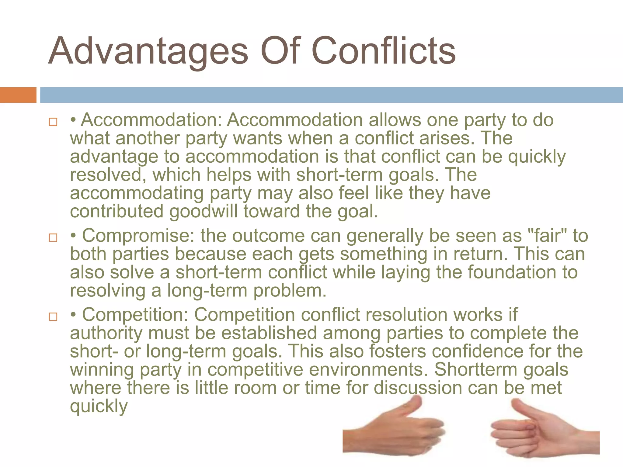 Conflict management mmmt | PPTX