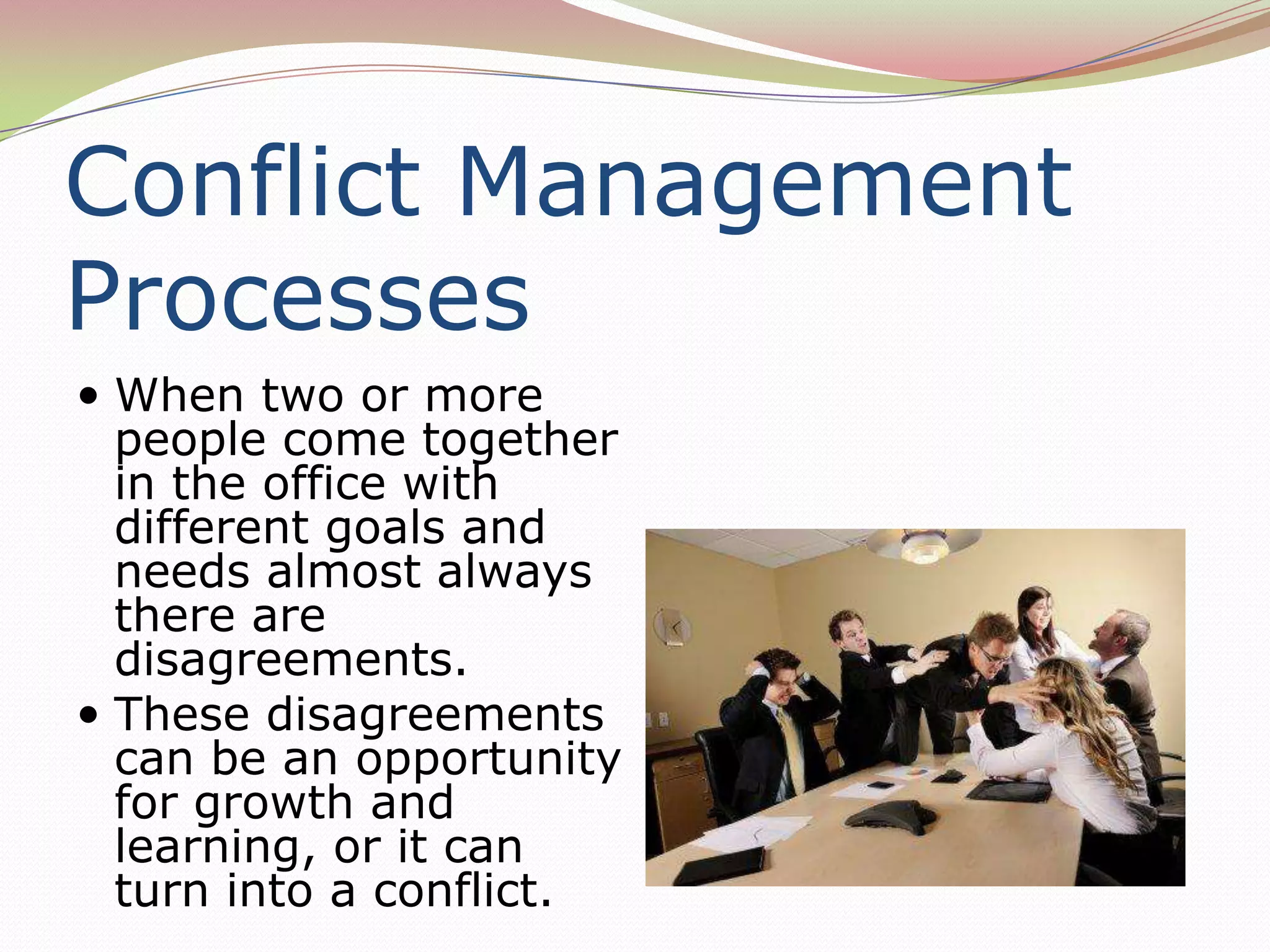 Conflict Management & Organizational Change | PPTX | War and Conflicts