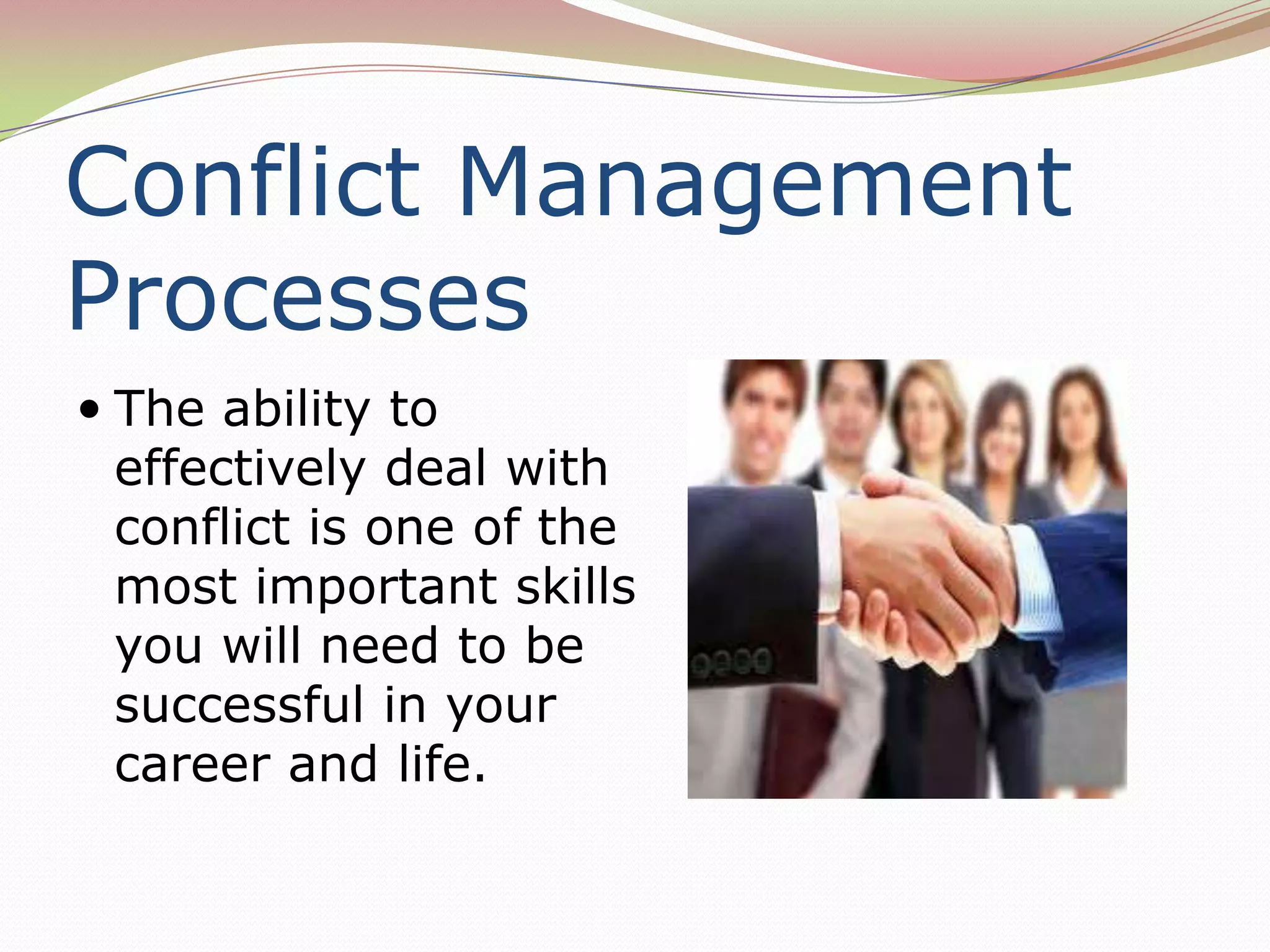 Conflict Management & Organizational Change | PPTX