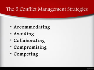 Conflict management | PPT