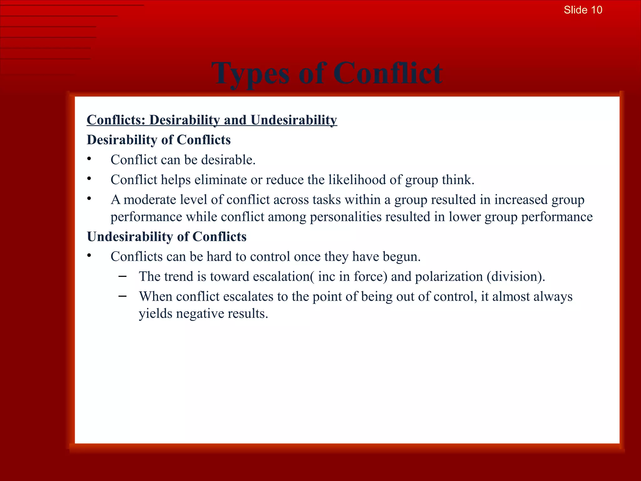 Conflict management presentation | PPT