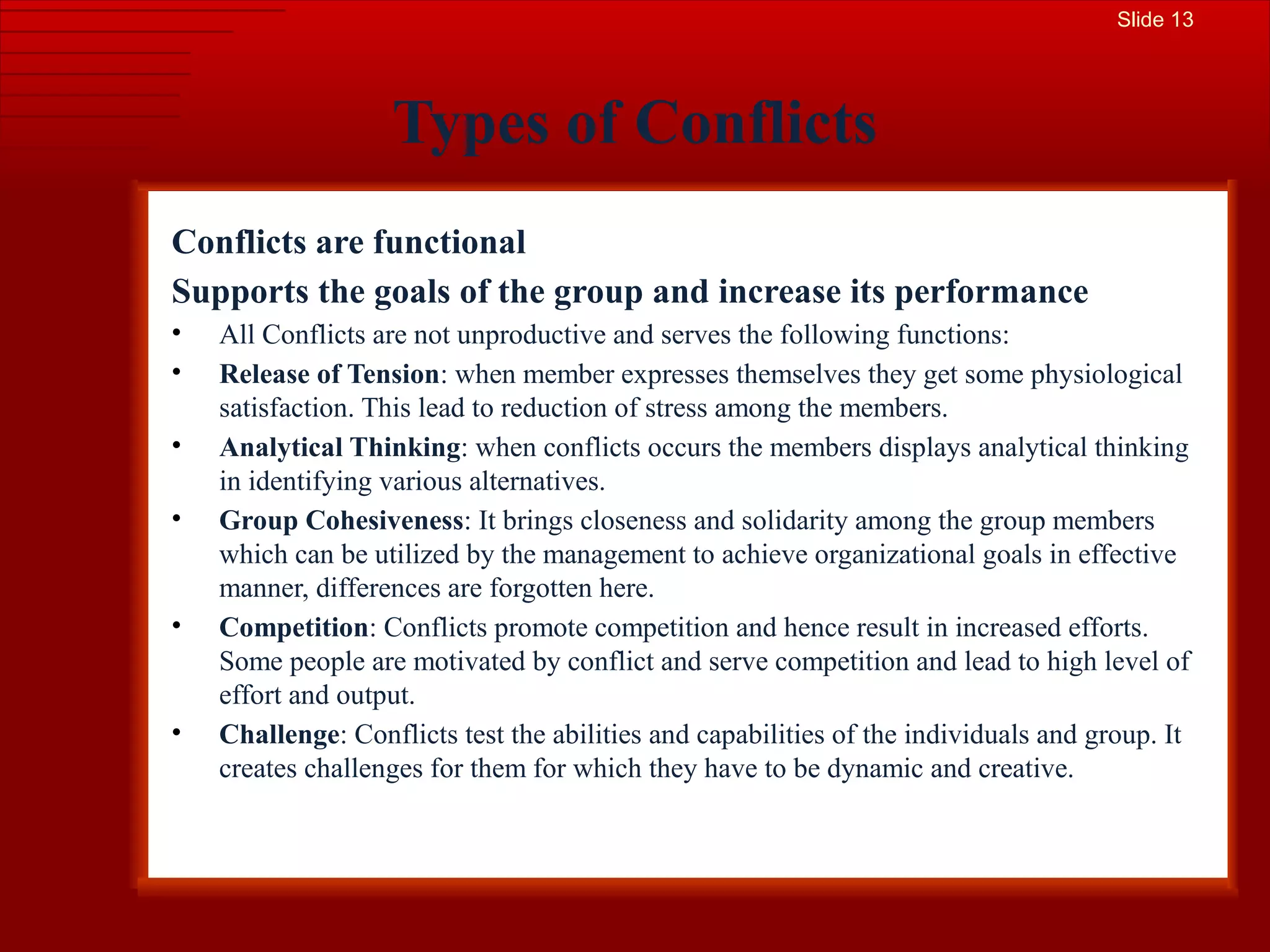 Conflict management presentation | PPT