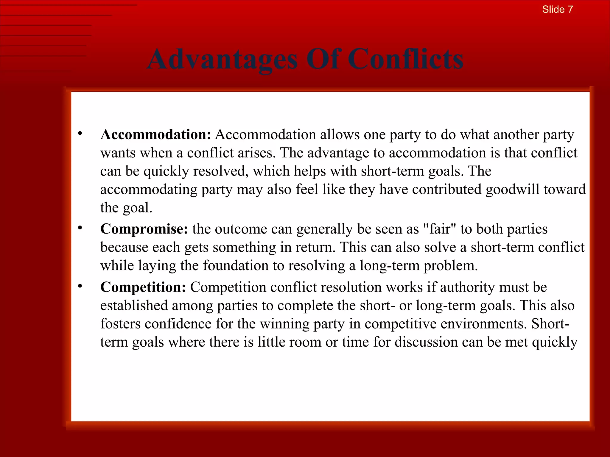 Conflict management presentation | PPT
