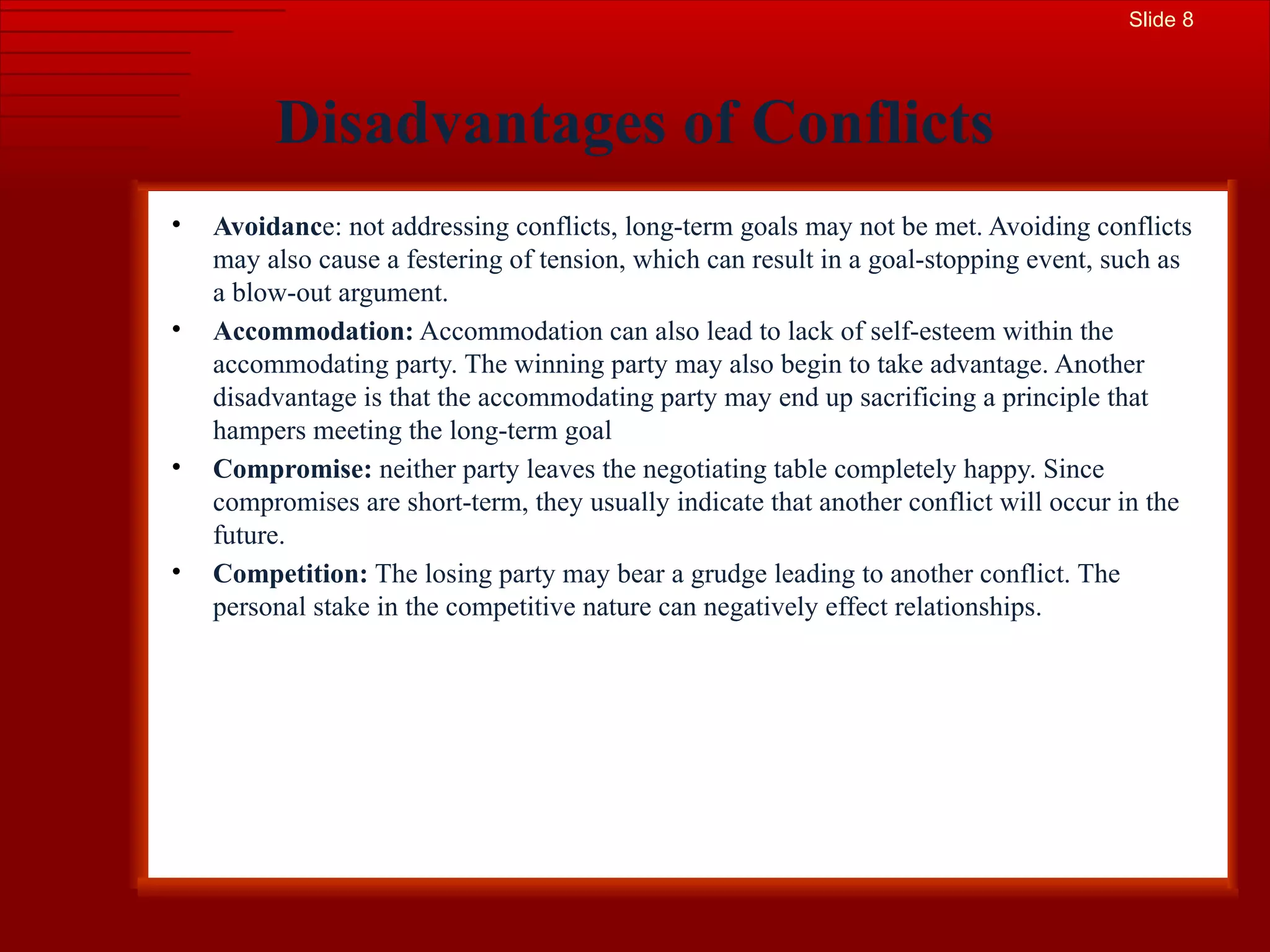 Conflict management presentation | PPT