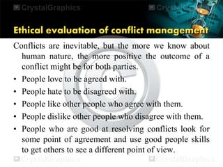 Conflict management presentation | PPTX