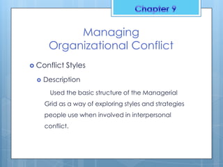 Conflict management processes | PPT