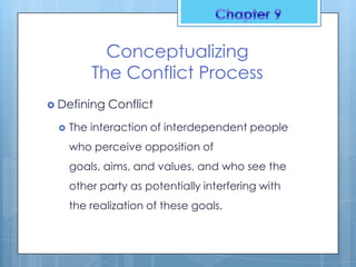 Conflict management processes | PPT