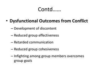 Conflict management & resolution | PPT