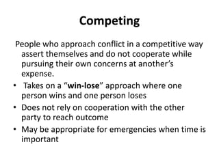 Conflict management & resolution | PPT
