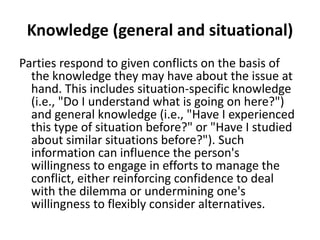 Conflict management techniques | PPTX