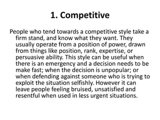 Conflict management techniques | PPTX