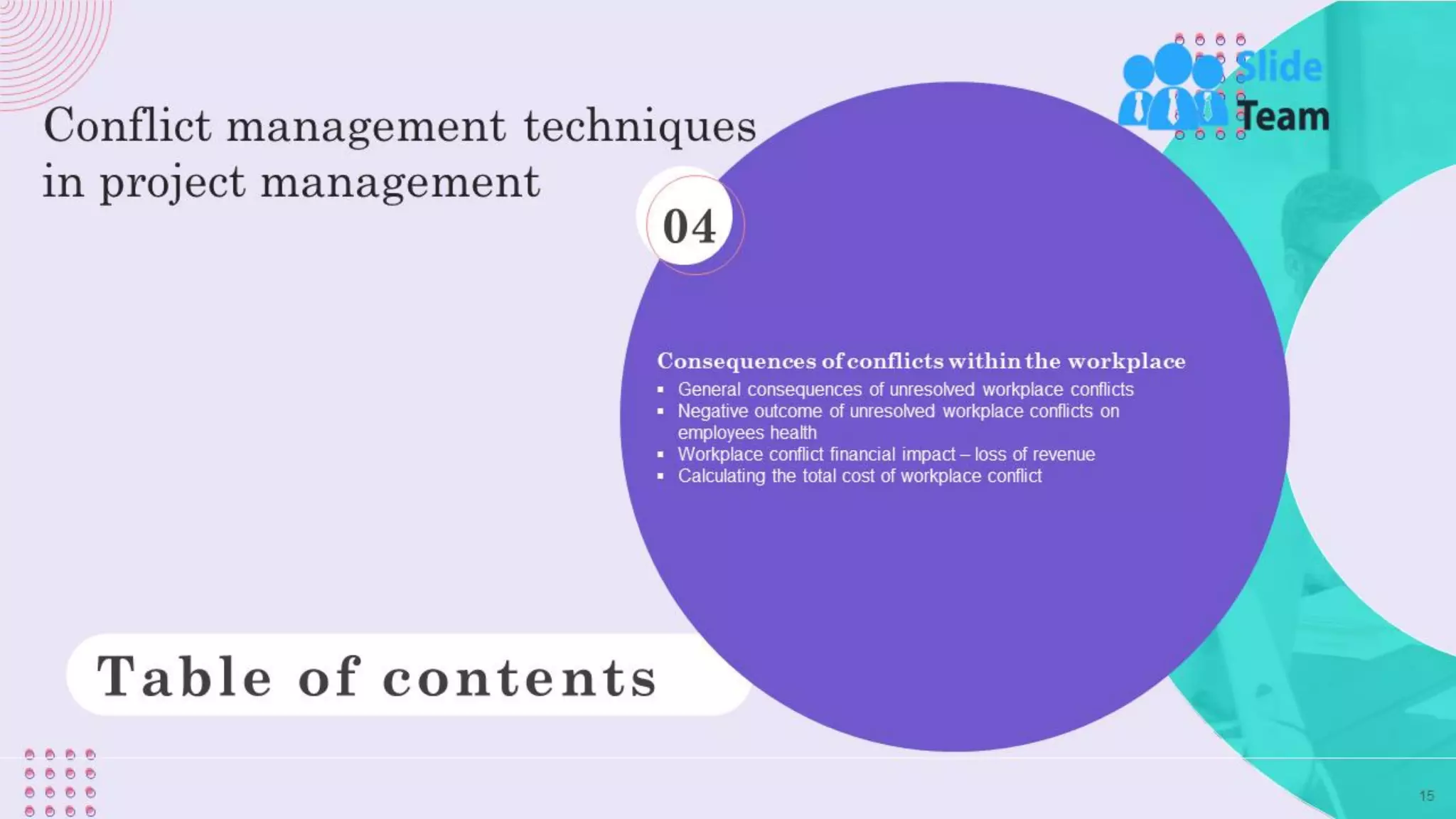 Conflict Management Techniques In Project Management Powerpoint Presentation Slides | PPT
