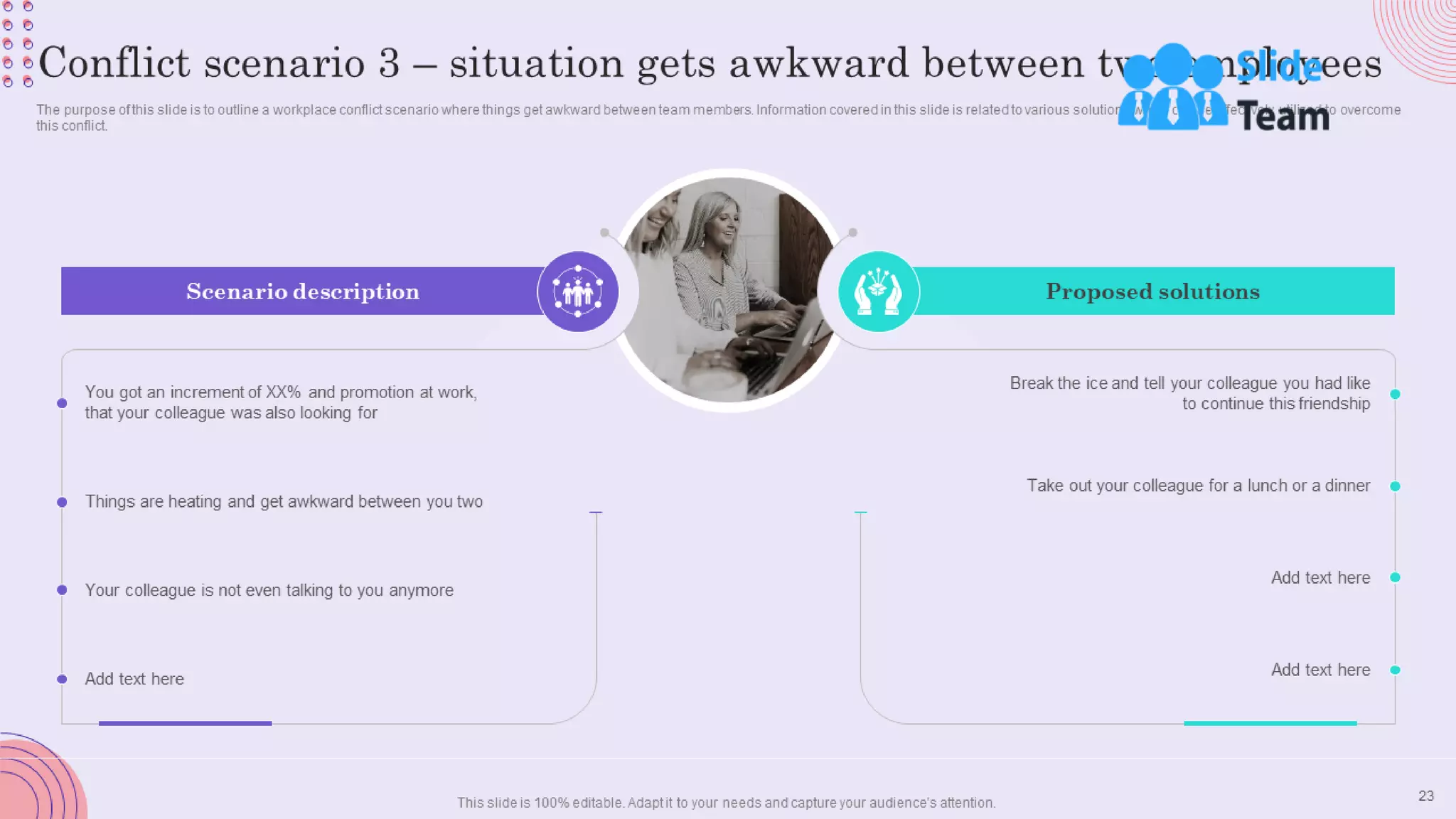 Conflict Management Techniques In Project Management Powerpoint Presentation Slides | PPT