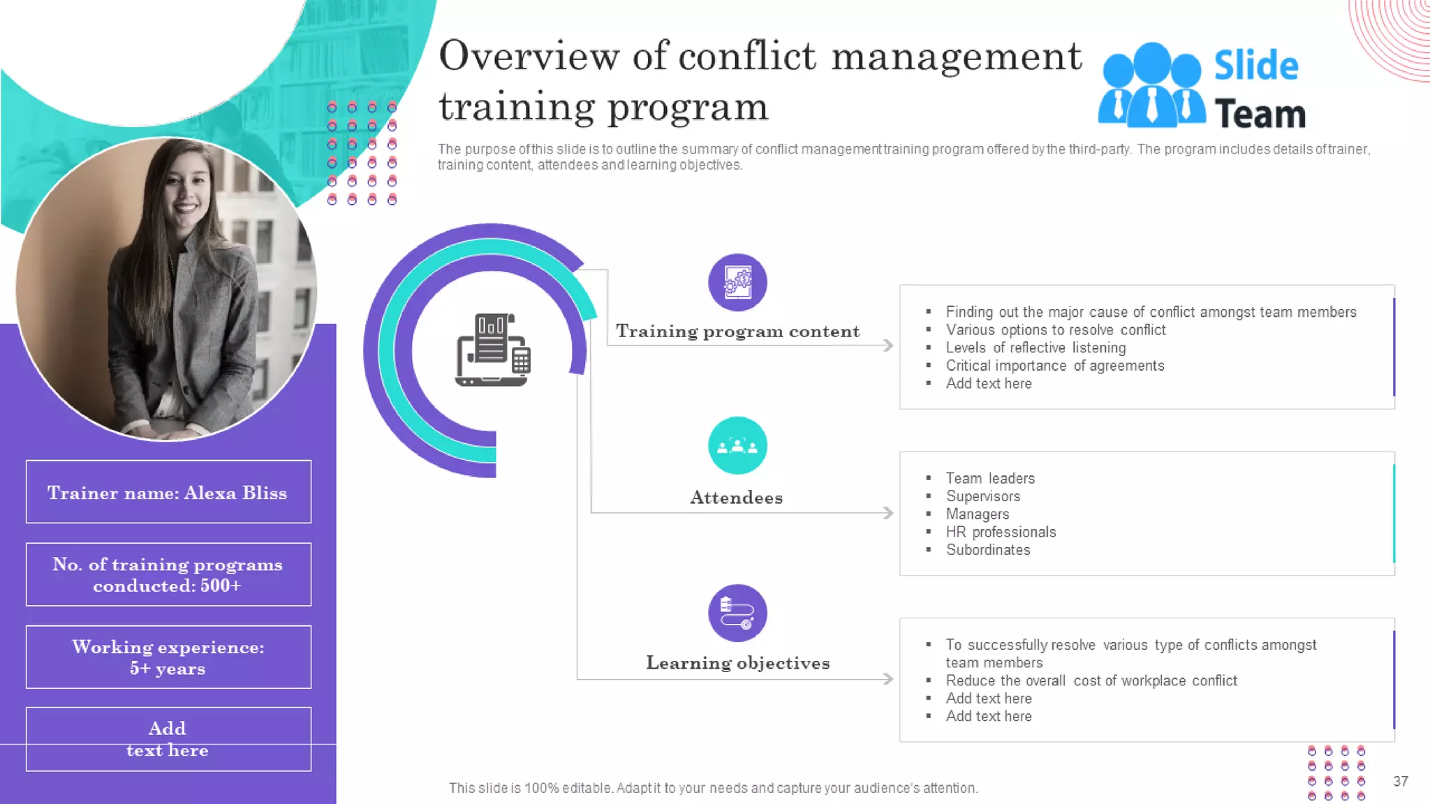 Conflict Management Techniques In Project Management Powerpoint Presentation Slides | PPT