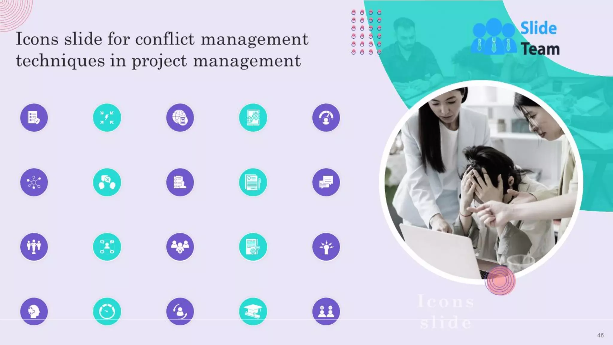 Conflict Management Techniques In Project Management Powerpoint Presentation Slides | PPT