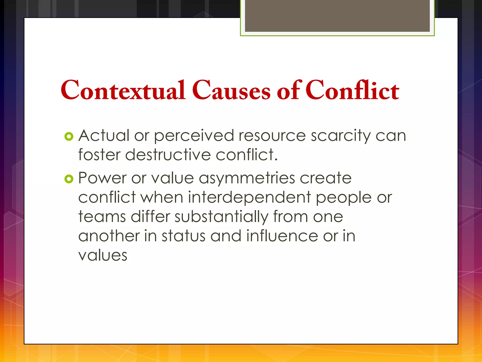 Conflict management | PPTX