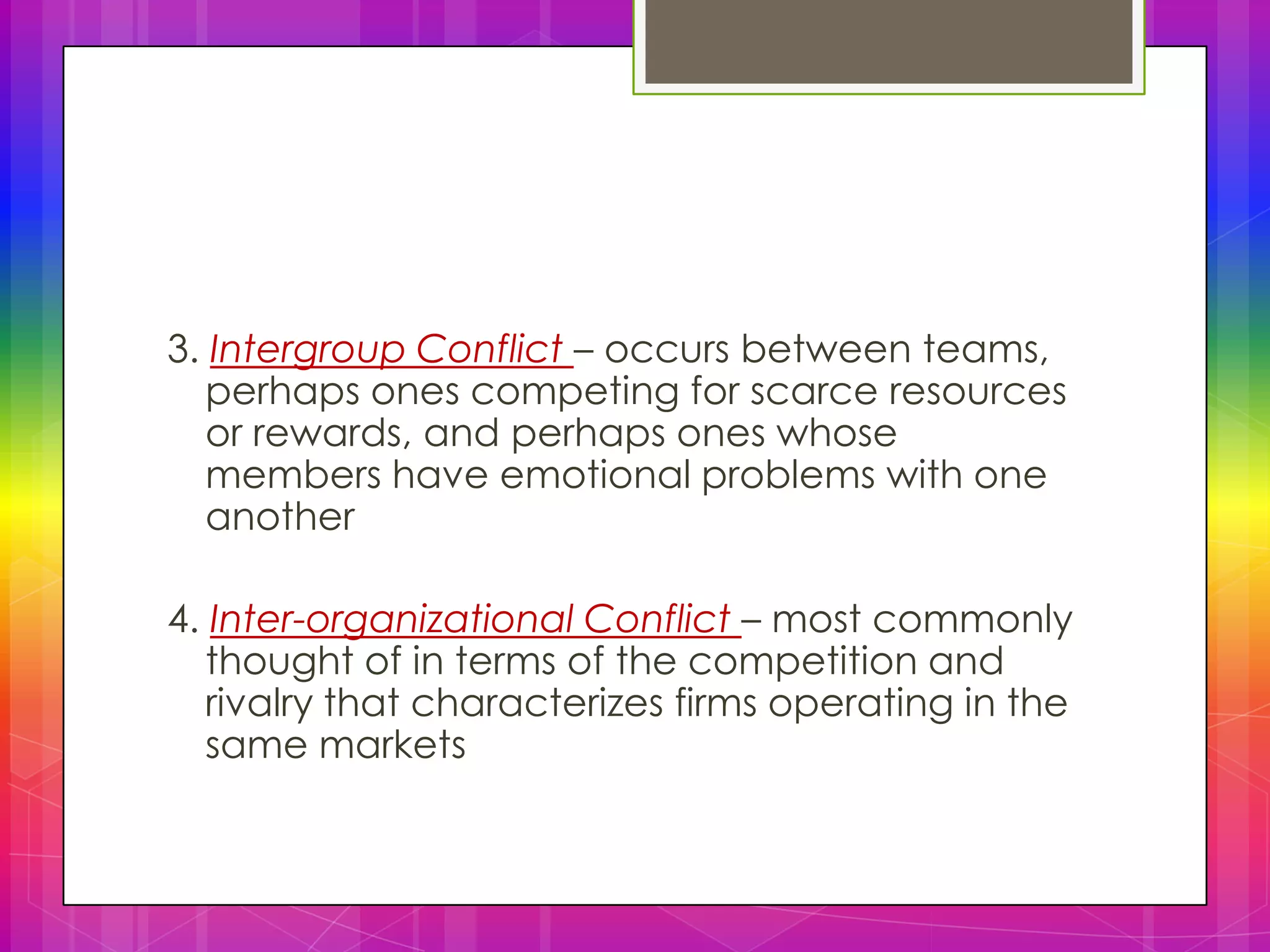 Conflict management | PPTX