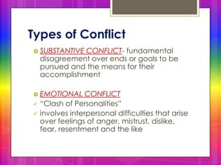 Conflict management | PPTX