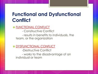 Conflict management | PPTX