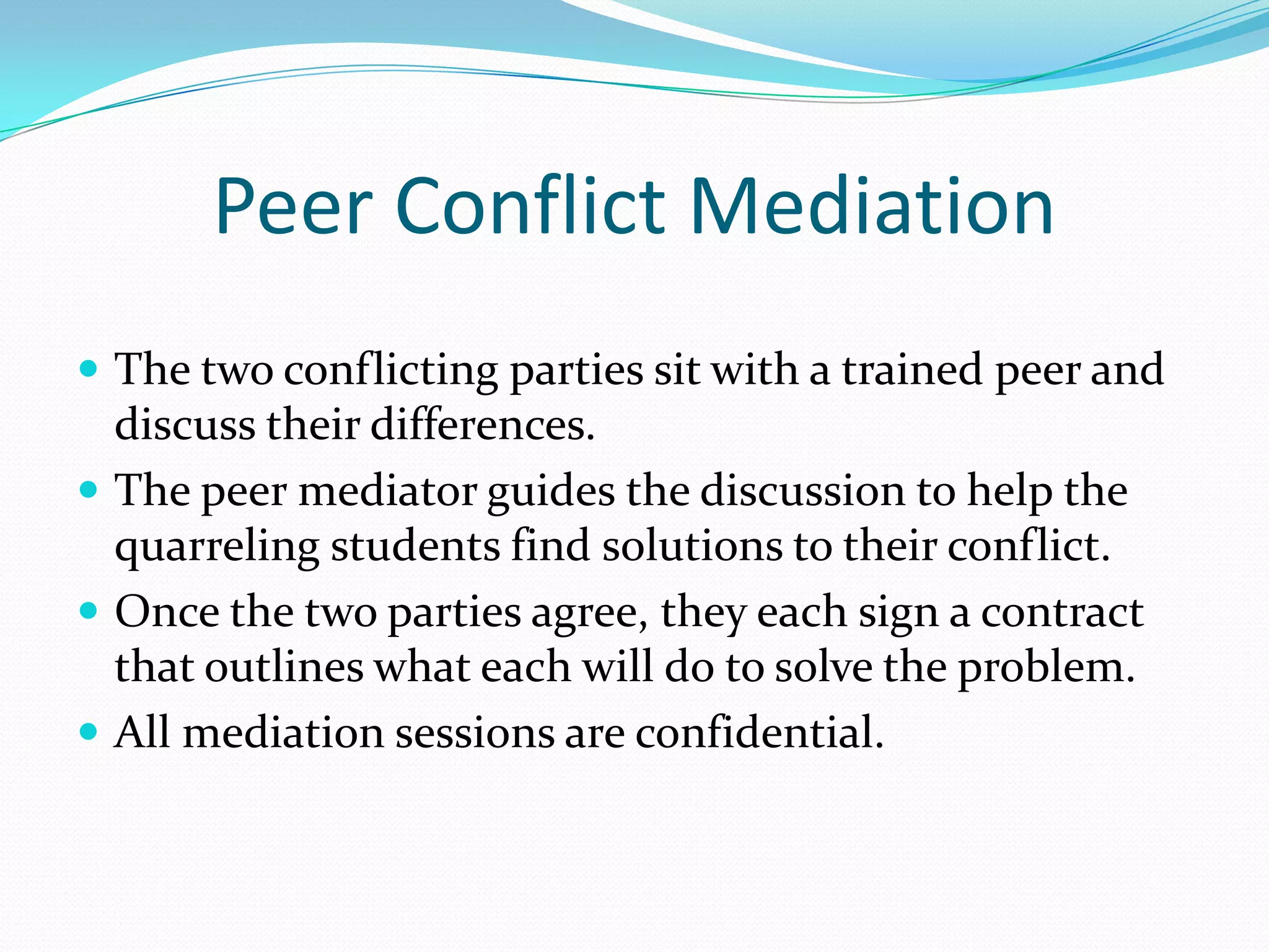 Conflict Mediation | PPTX