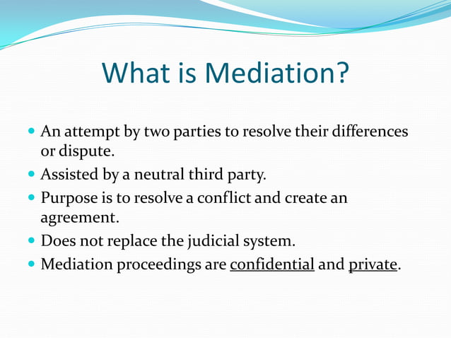 Conflict Mediation | PPTX
